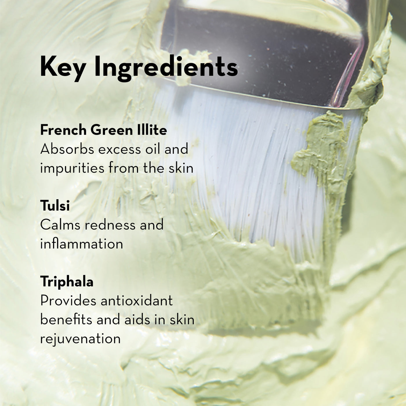 Tulsi Soothing Tri Clay Mask | Calming Turmeric Face Mask