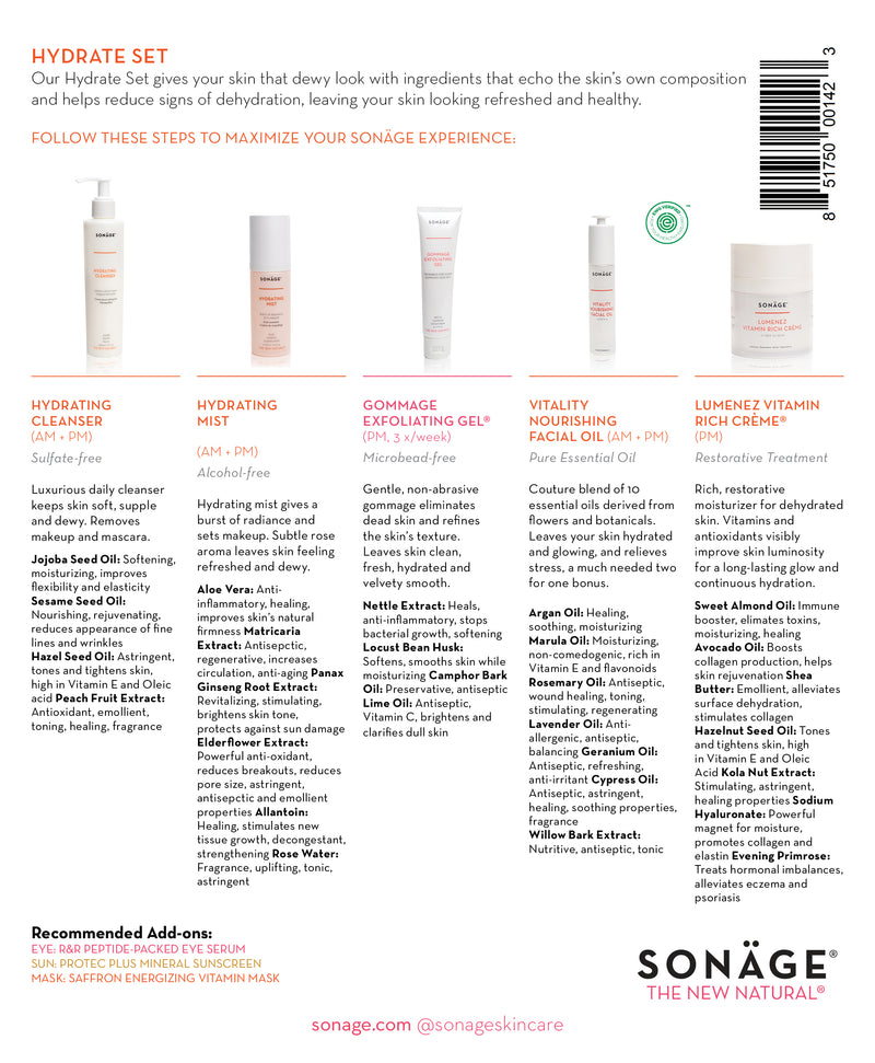 Hydrate Kit for Dry Skin